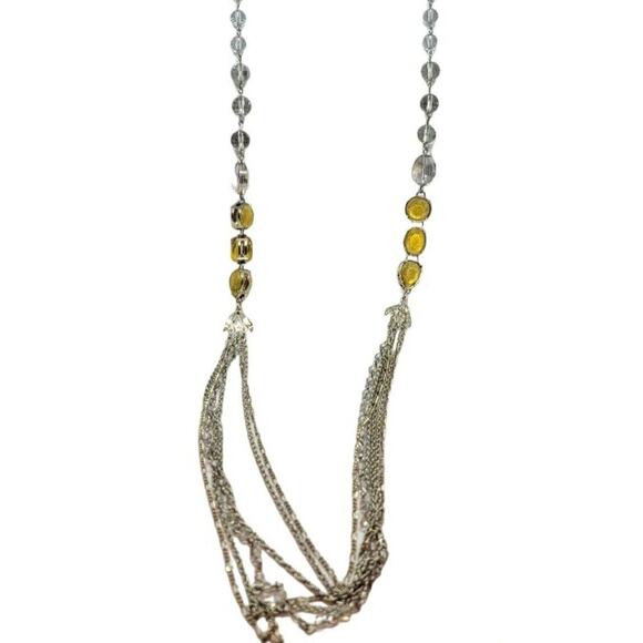 LOFT | Jewelry | Chain Beaded Loft Necklace Women Fashion Multicolor ...